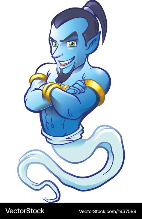 Genie Royalty Free Vector Image Vectorstock