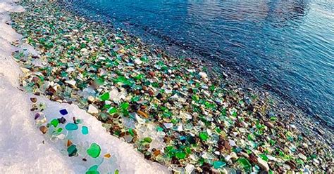 Stunning Colorful Glass ‘pebble Beach At Ussuri Bay Design Swan ツ
