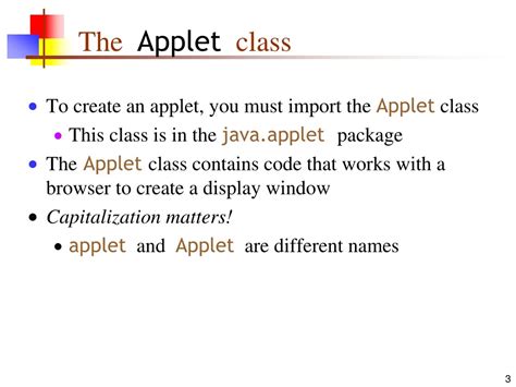Ppt Introduction To Java Applets For Web Development Powerpoint