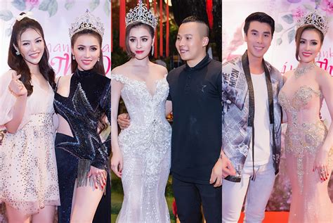 Á Hậu Thư Dung Chơi Trội Diện 5 Bộ Váy Sang Chảnh đón Dàn Sao Tham Dự