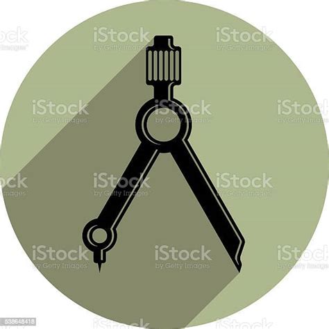 Industrial Professional Work Tool Engineering Compass Stock
