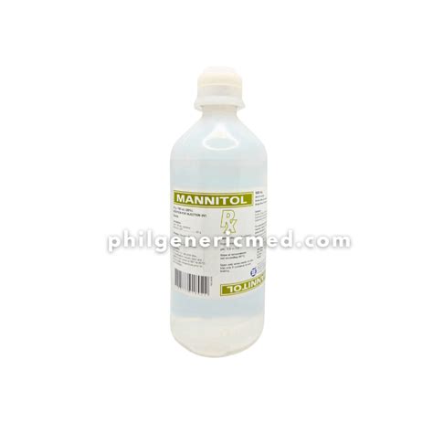 Mannitol 20g100ml 20 Solution For Injection Iv 500ml Euro Med 1s