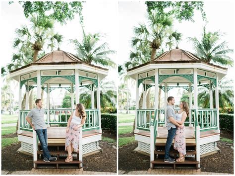 Downtown Naples Engagement Session Haley And Nicks • Love Letters Co