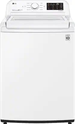 Lg 45 Cu Ft High Efficiency Top Load Washer With Turbodrum