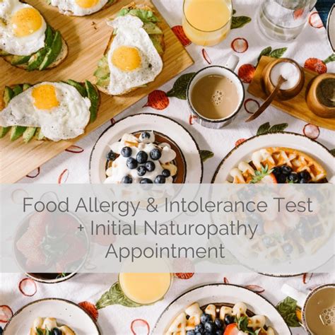 Food Allergy Intolerance Test Naturopathy Appointment The