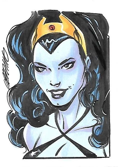 My Acquisition Of Shadow Lass Sketch Card By Anthony Castrillo