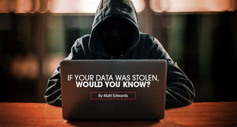 If Your Data Was Stolen Would You Know Inteleca