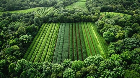 Implementing Agroforestry Buffer Zones Background Premium Ai