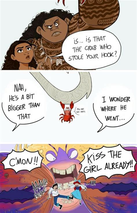 Even Tamatoa Gets It Disney Princess Memes Disney Theory Funny