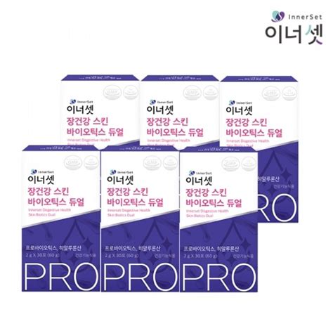 이너셋 스킨 바이오틱스 듀얼 2gx30포x6박스 휴온스 히알루론산 피부건강 홈플러스 택배배송