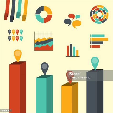 Infographics Set Elements向量圖形及更多互聯網圖片 互聯網 人 人口爆漲 Istock