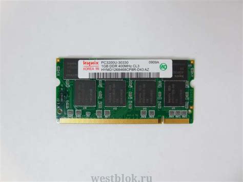 Оперативная память Sodimm Ddr 1gb
