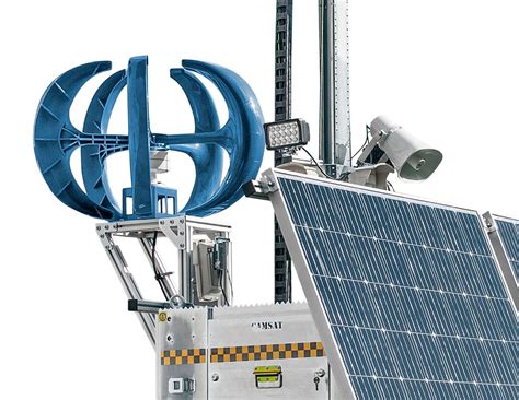 Year Round Solar Power Supply For Rapid Deployment Cctv Towers