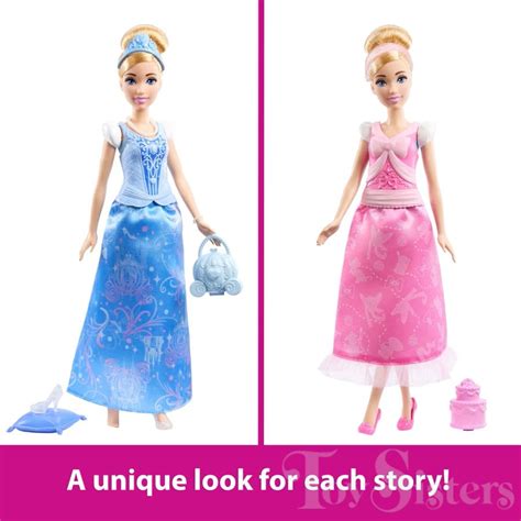 Disney Dolls Mattel 5 Cinderella 2 Looks Doll 2025 Toy Sisters