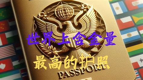 世界上含金量最高的护照，最强大的护照排名 护照 世界之最 Youtube
