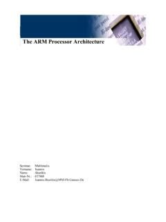The ARM Processor Architecture The Arm Processor Architecture Pdf PDF PRO