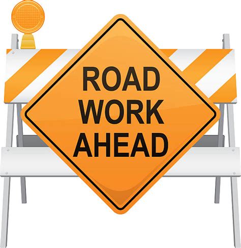 Road Construction Clip Art Vector Images And Illustrations Istock