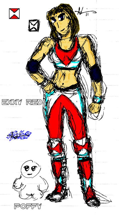 Exxy Red And Poffy By Metalitia On Deviantart