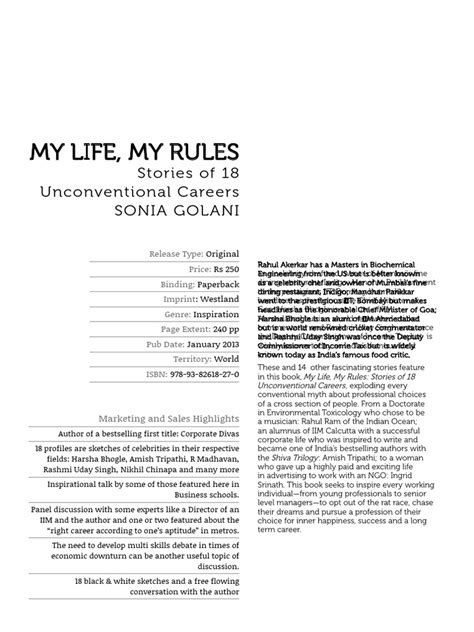 My Life My Rules Pdf