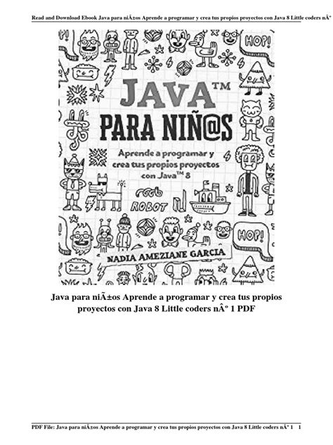 Java Para Ninos Aprende A P Pdf Pdf