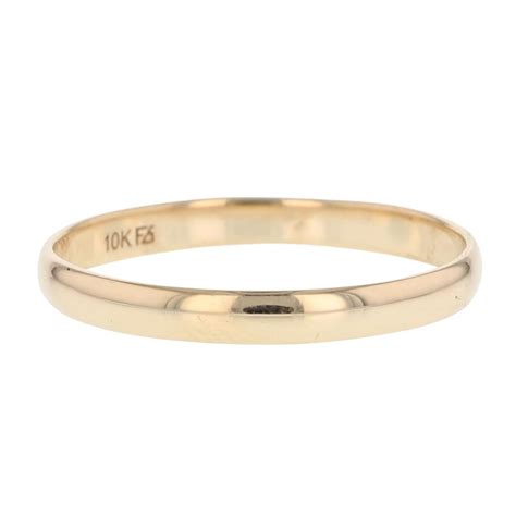 27mm Polished Classic Wedding Band Ring 10k Yellow Gold 160 Grams
