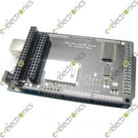 Tft Sd Shield For Arduino Mega Lcd Module Sd Level Translation
