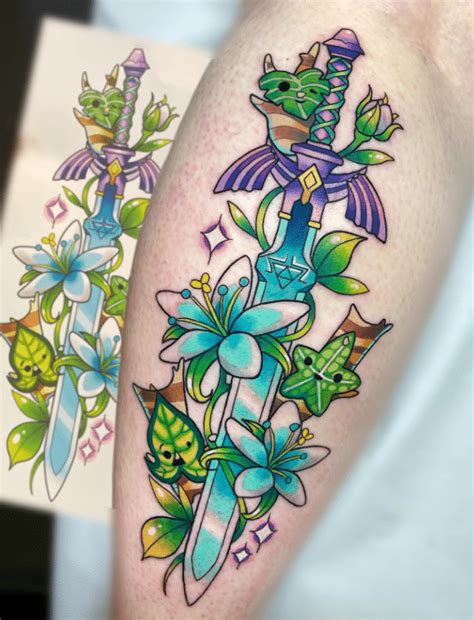 Zelda Master Sword Tattoo