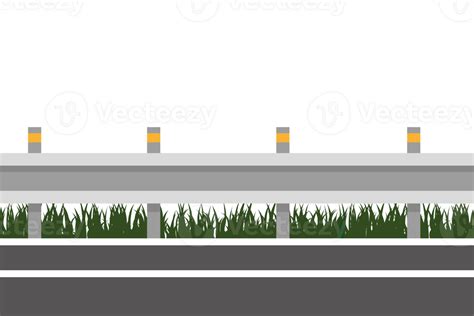 Roadside Free Space For Text Wallpaper Road Fence 32733275 Png