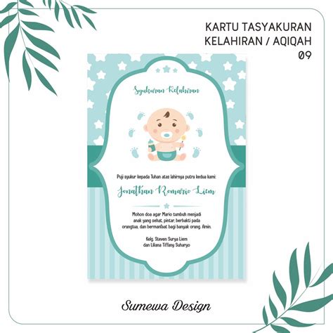 View Desain Kartu Tasyakuran Bayi Images