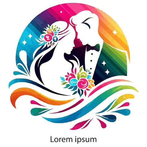 Couple Logo Premium Ai Generated Vector