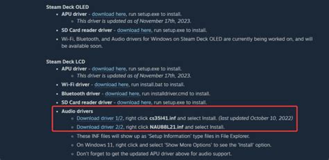 How To Install The Steam Deck Windows 10 Audio Driver
