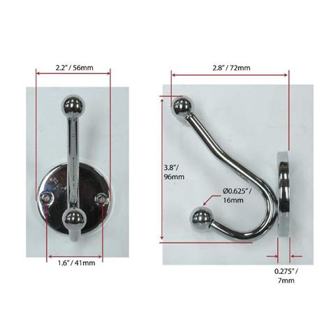 Simple Utility Hooks Collection Single Utility Metal Hook In Brushed