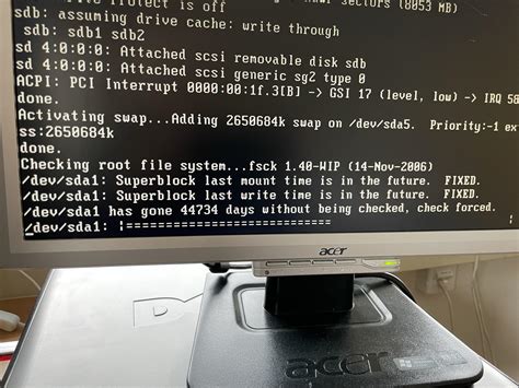 Years Since Last Fsck R Linux
