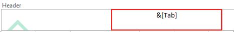 Insert Sheet Name Into Header