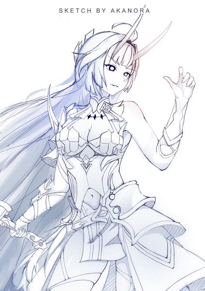 Sketch Anime Waist Up Artistsandclients