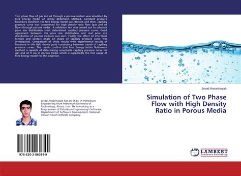 simulation of two phase flow with high density ratio in porous media