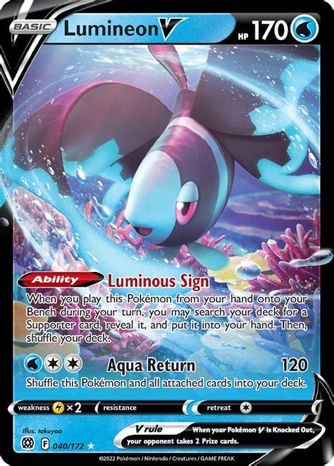 Lumineon V · Brilliant Stars Brs 040 ‹ Pkmncards