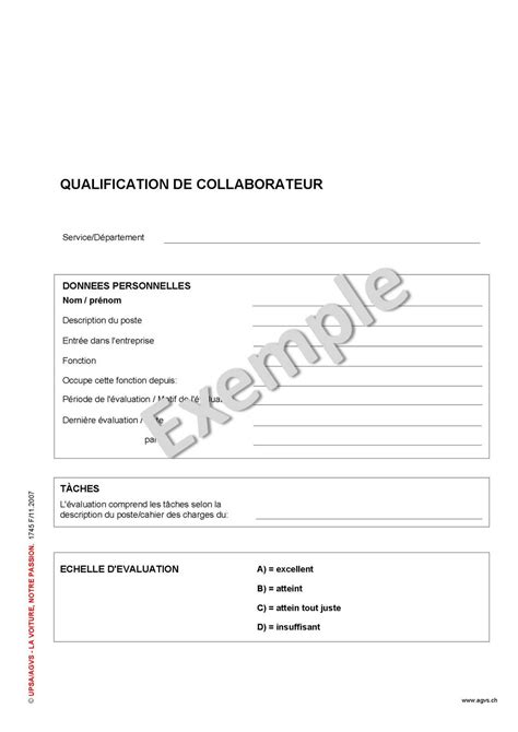 Download Qualification De Collaborateur