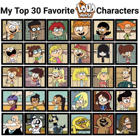 My Top 30 Favorite Loud House Characters By Peytonauz1999 On Deviantart