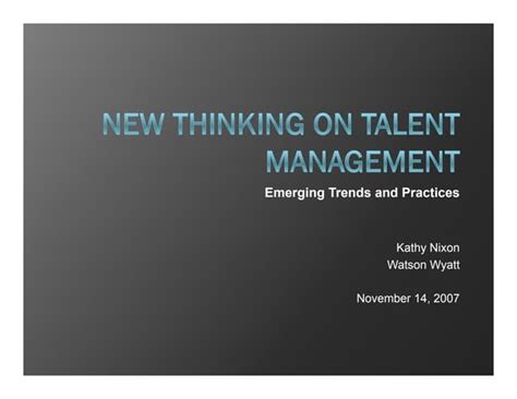 Talent Management Pdf