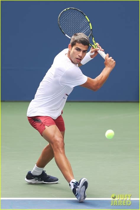 Carlos Alcaraz 19 Is Your New Tennis Crush See His Shirtless Us Open Practice Photos