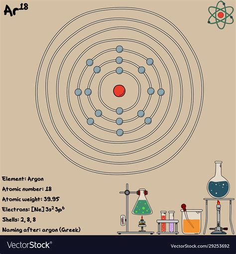 Infographic Element Argon Royalty Free Vector Image