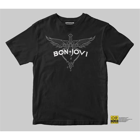 Jual Kaos Musik Bon Jovi Because We Can Logo Shopee Indonesia