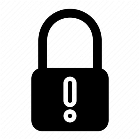 Caps Lock Padlock Security Attention Alert Warning Icon