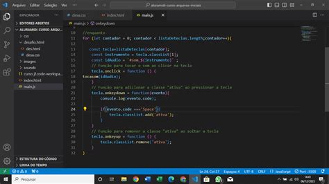 Dúvida pq quando eu abro do dev tus no console e aperto espaço nao