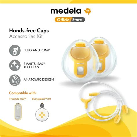 Medela Freestyle Hands Free Breast Collection Cups Accessories With
