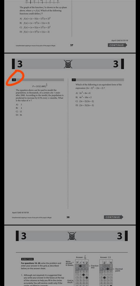 April 2018 Math Without Calculator Can Someone Help Me Understand The Process Ans D R Sat