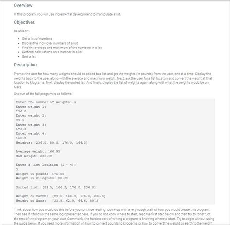 Solved Overview In This Program You Will Use Incremental