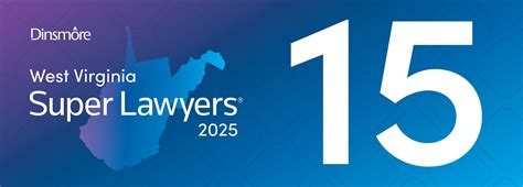 West Virginia Super Lawyers Recognizes 15 Dinsmore Attorneys On 2025 List