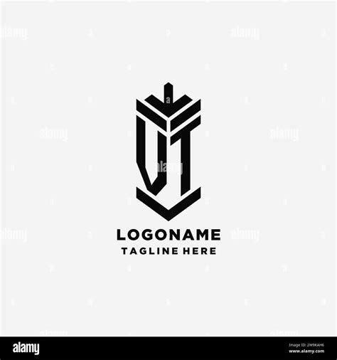 Initials Vt Shield Logo Design Creative Monogram Logo Inspiration